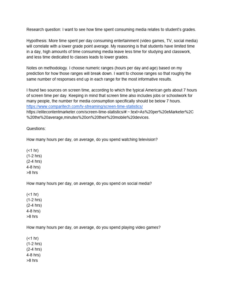 Social Science Research Proposal COMM 1740 | PDF