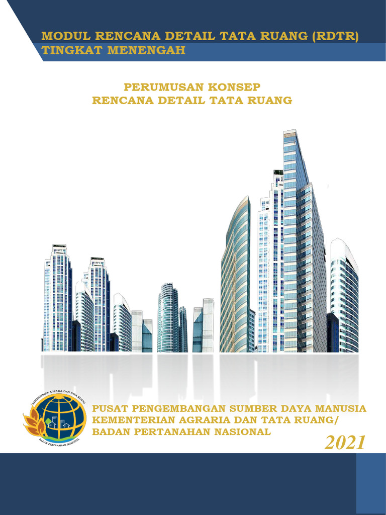 4.modul Perumusan Konsep RDTR v.2022 (Fix) | PDF
