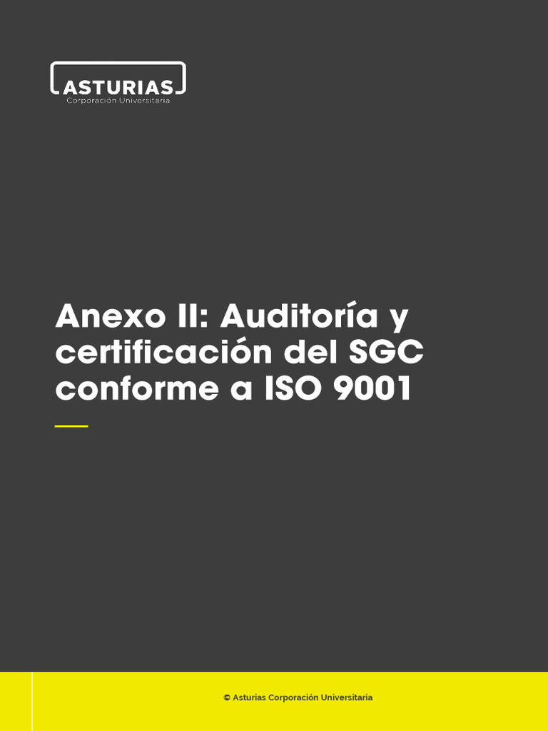 Auditorias y Certificacion Conforme A Iso 90001 | PDF | Negocios ...