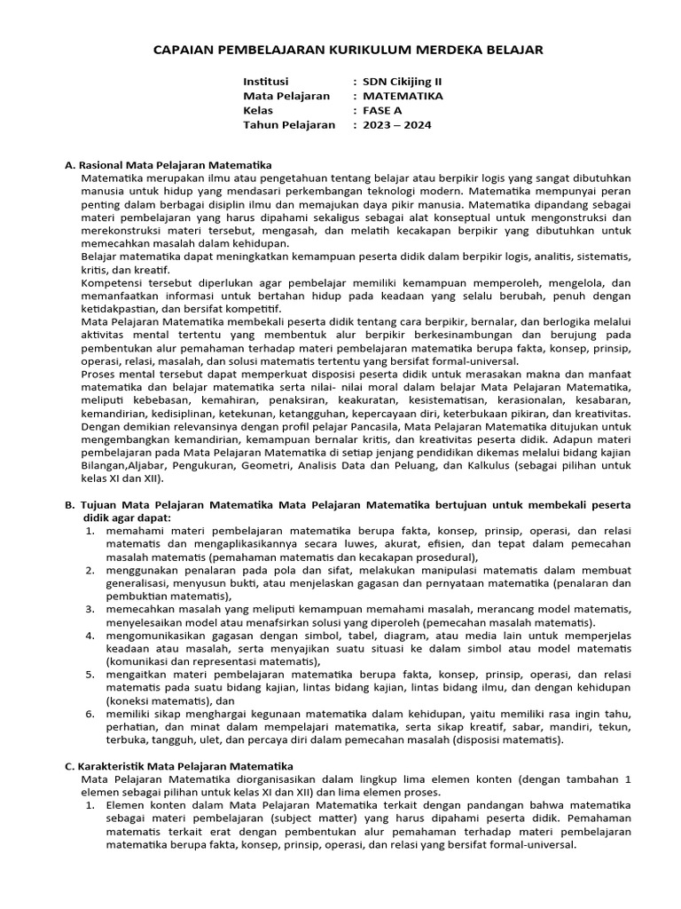 CP Kelas I | PDF | Komputer