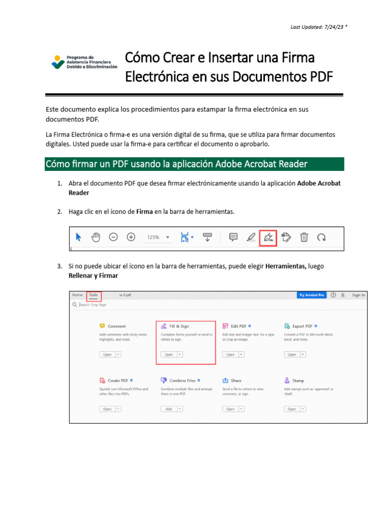 SP - USDA How To Create An E-Signature | PDF | Crecimiento personal y ...