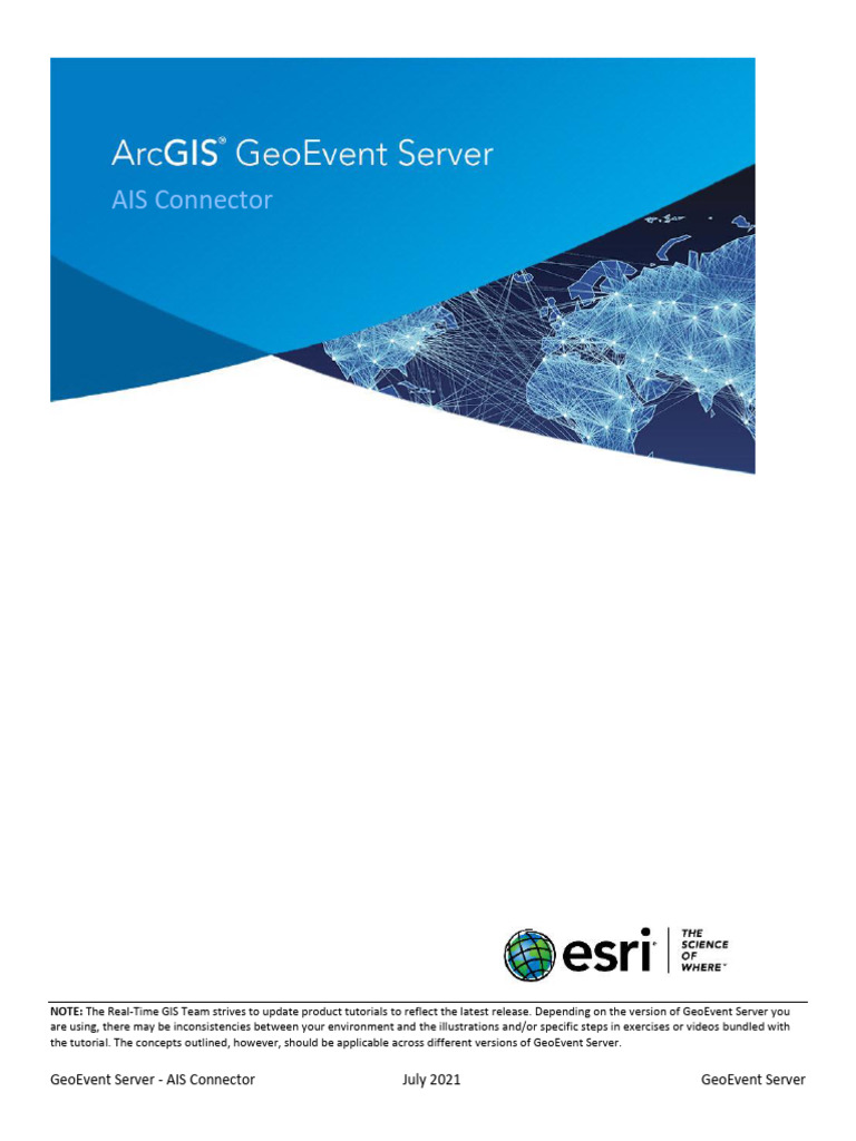 GeoEvent Server - AIS Connector | PDF | Arc Gis | Geographic ...