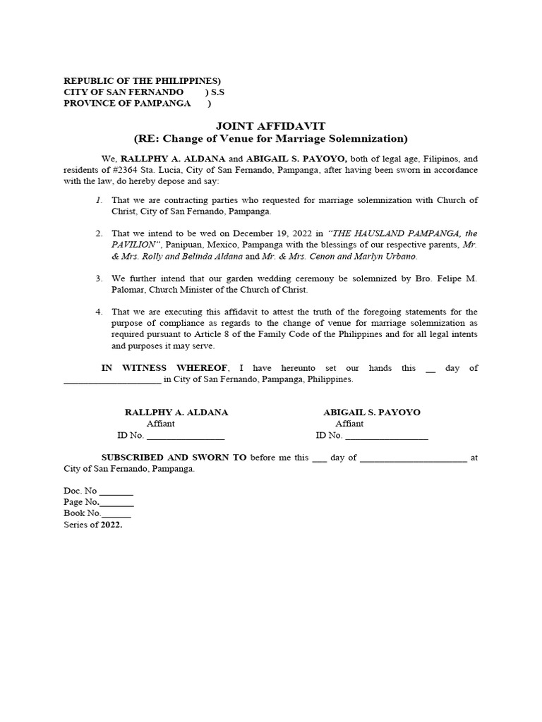 Affid Wedding Venue | PDF