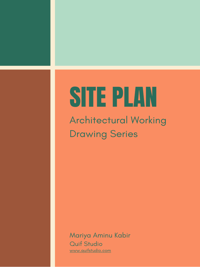 Site Plan Working Drawing | PDF | Technology & Engineering