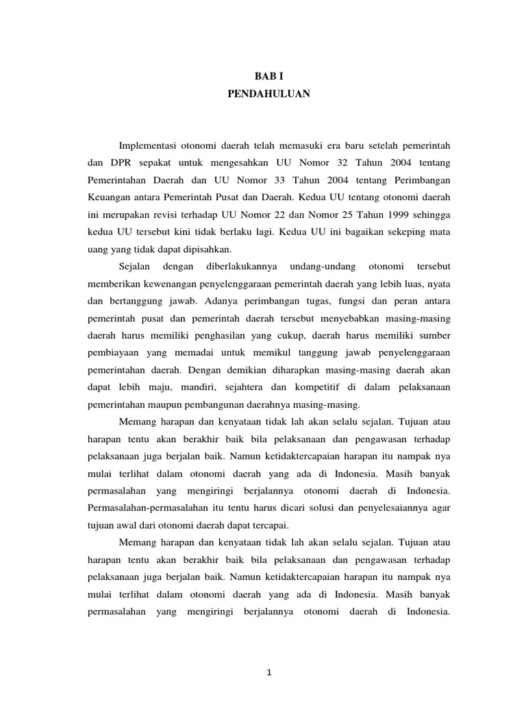 Contoh Negara Kesatuan | PDF | Pengelolaan Keuangan & Uang | Politik