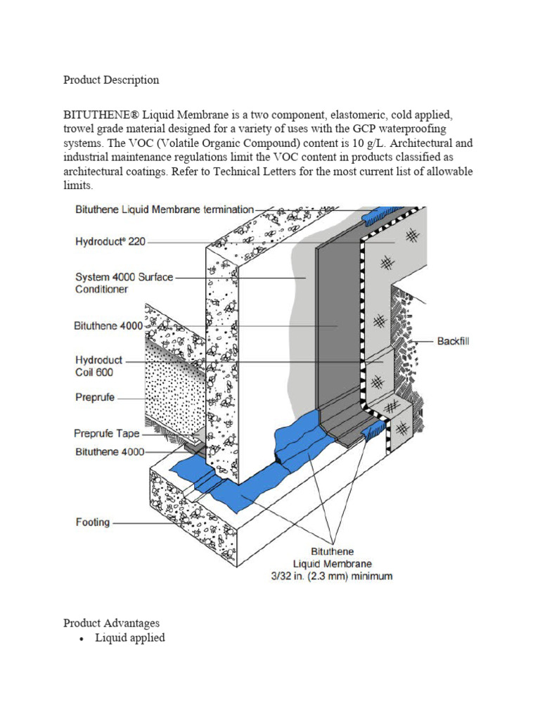 Product Description | PDF | Volatile Organic Compound | Liquids