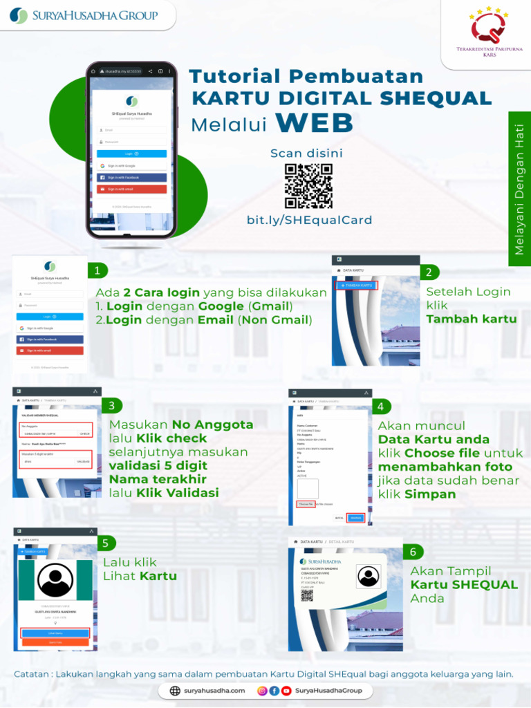 Tutorial Pembuatan Kartu SHEqual - Picture | PDF