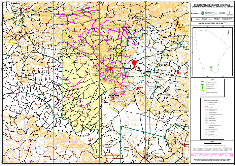 Mapas Municipais Crato 2019 | PDF