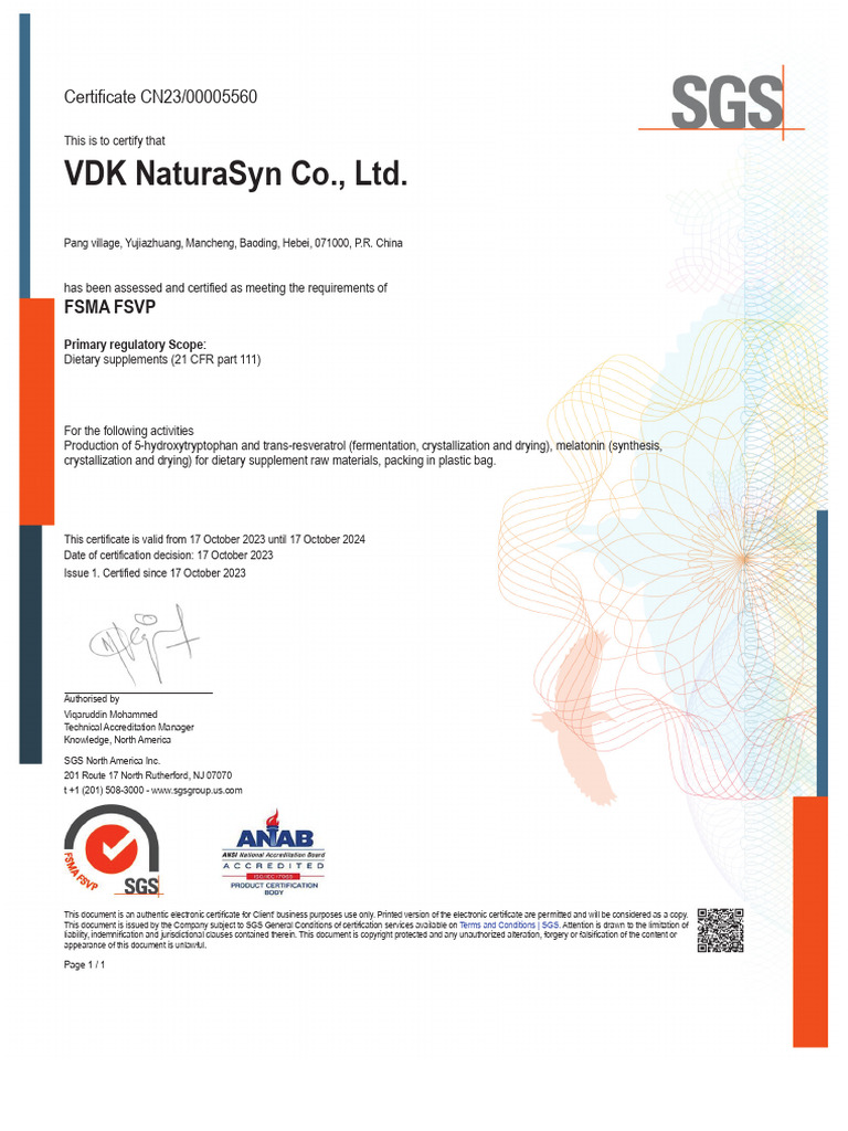 Fsma FSVP | PDF | Civil Law (Common Law) | Intellectual Works