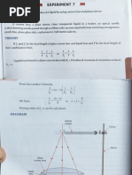 Ex. 7 To Find The Refractive Index of A Liquid Using A Convex Lens and ...