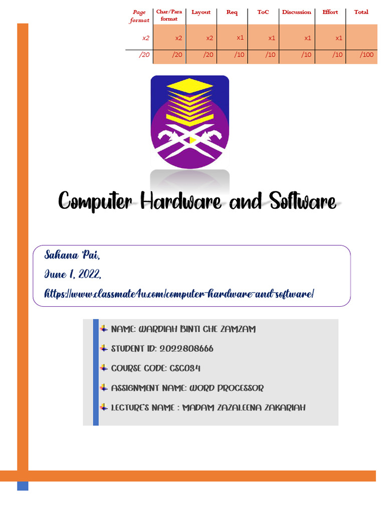 Computer Hardware and Software | PDF | Computer Data Storage | Central Processing Unit