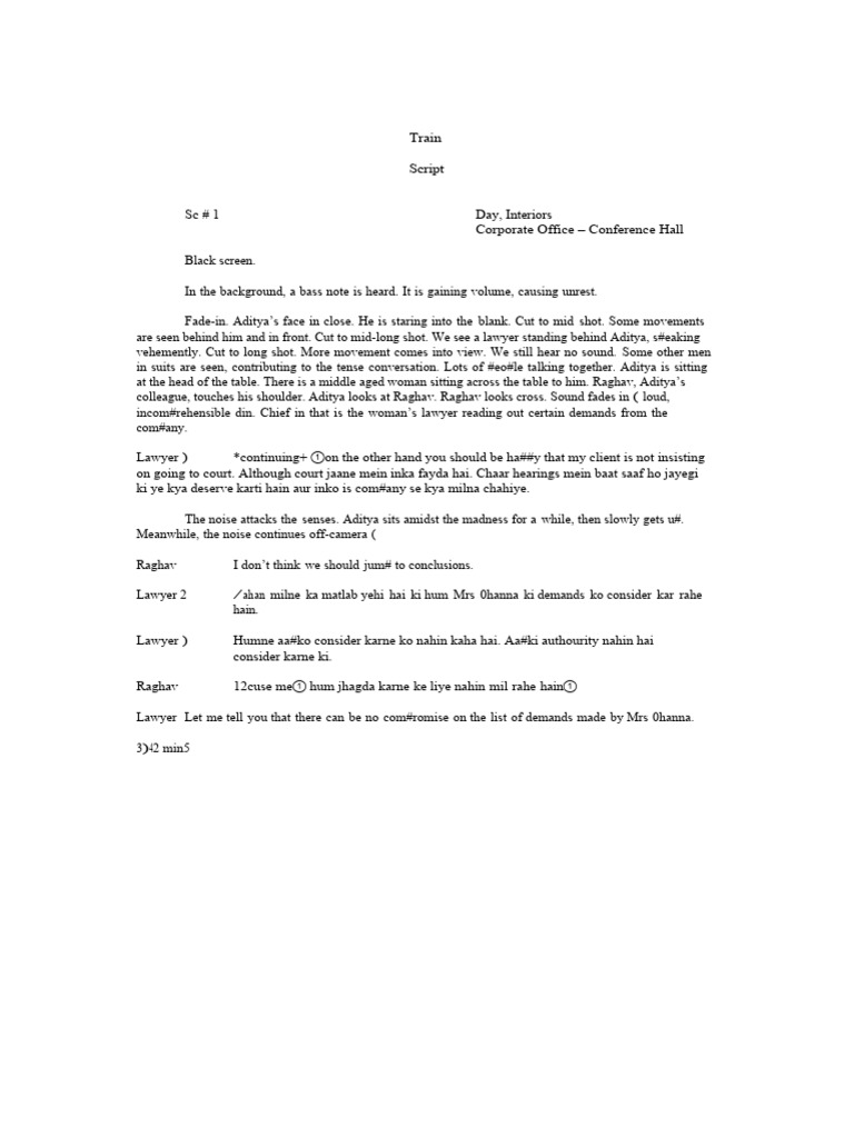 Jab We Met Bollywood Movie Script | PDF