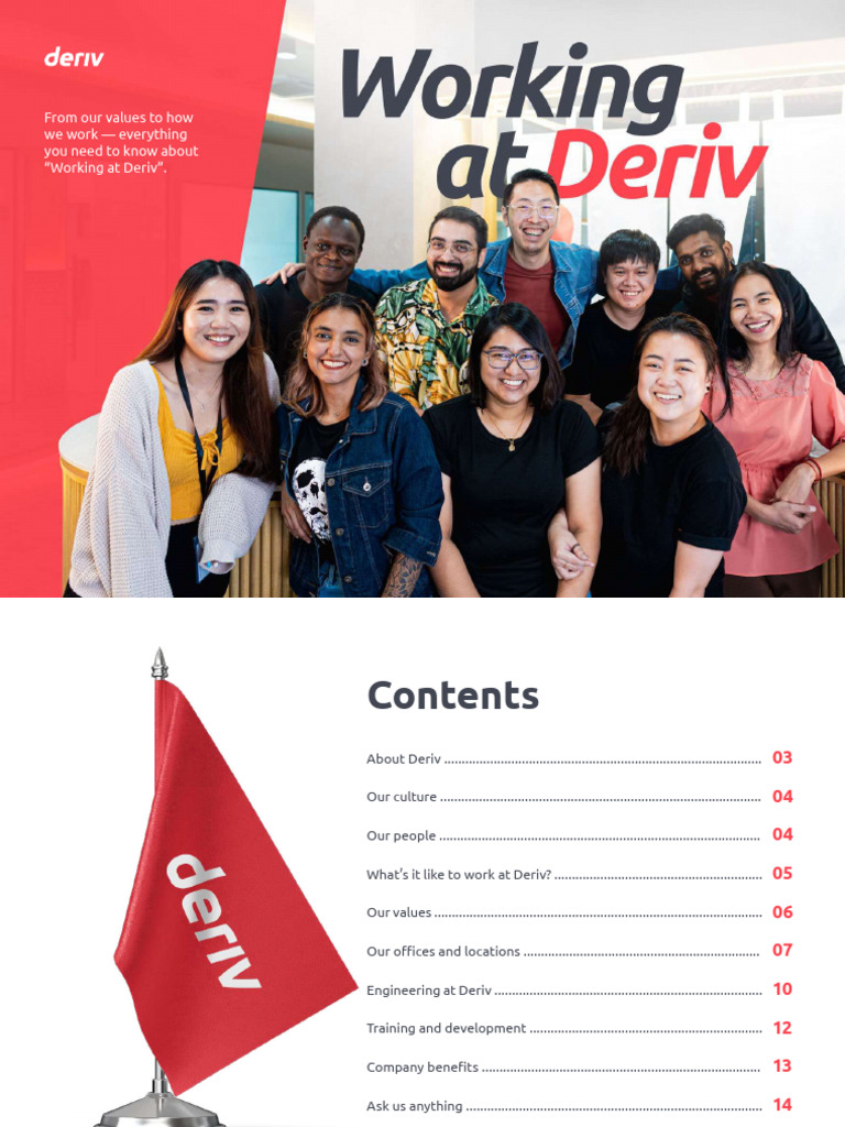 Working at Deriv | PDF