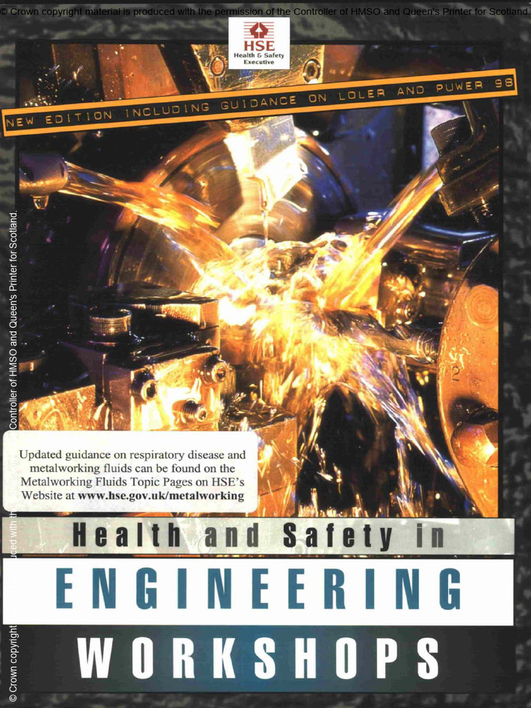 Health and Safety in Engineering Workshops Hsg129-1 | PDF ...