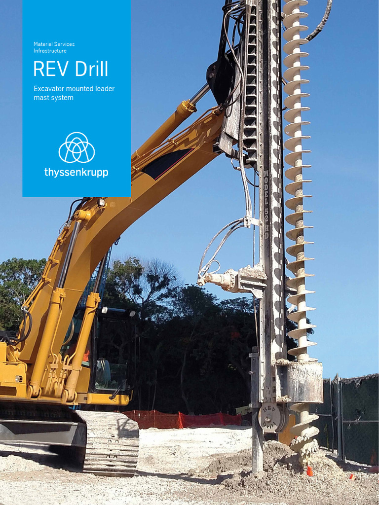 REV Drill Solutions for Infrastructure Projects | PDF | Home & Garden | Technology & Engineering