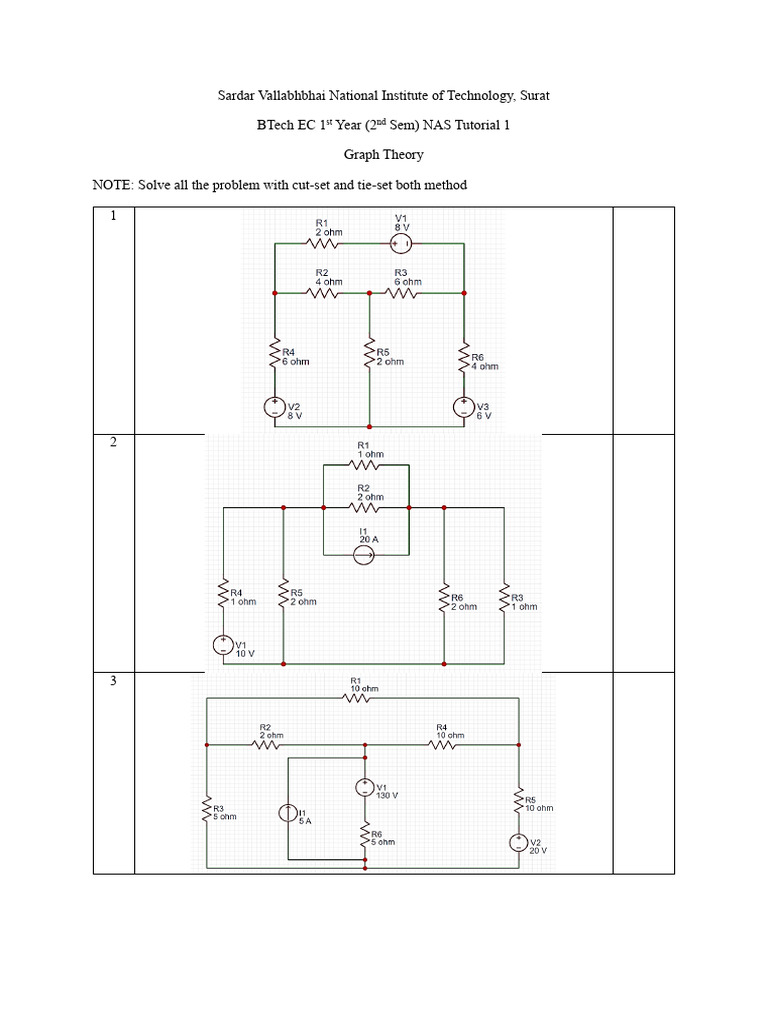 Graph Theory Tutorial EE - EC - NAS | PDF | Teaching Methods & Materials | Technology & Engineering