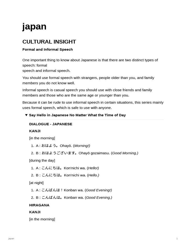 Learning Basic Japan Introductions | PDF | Japanese Language | Linguistics