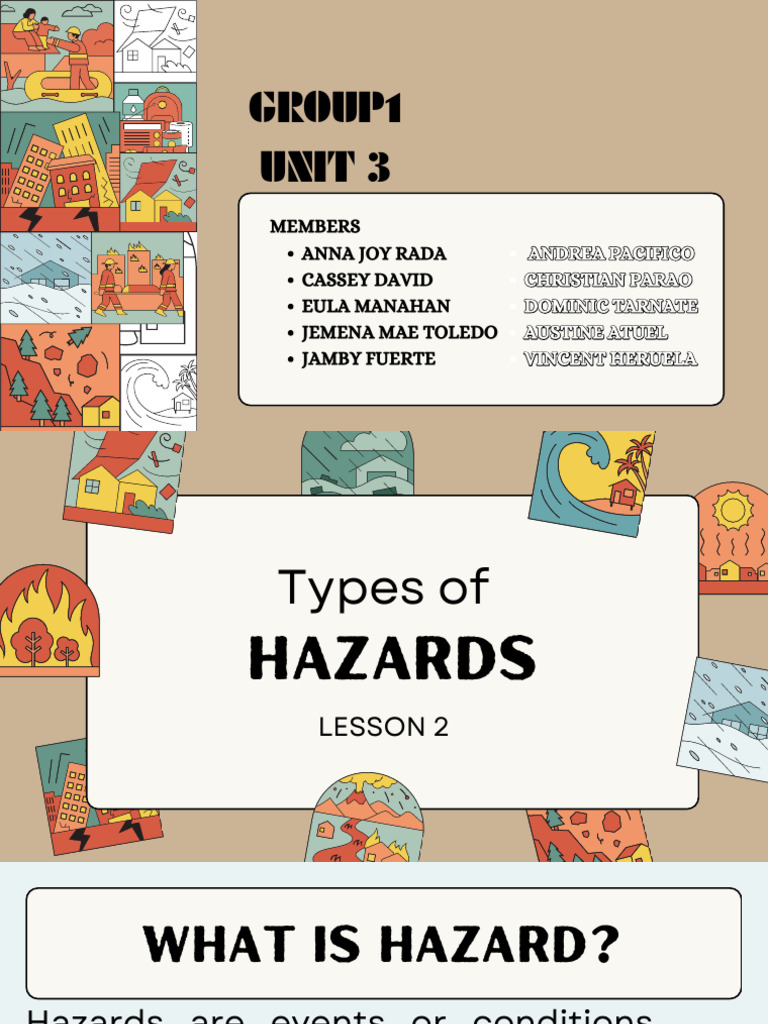 Lesson 2 Types of Hazard | PDF