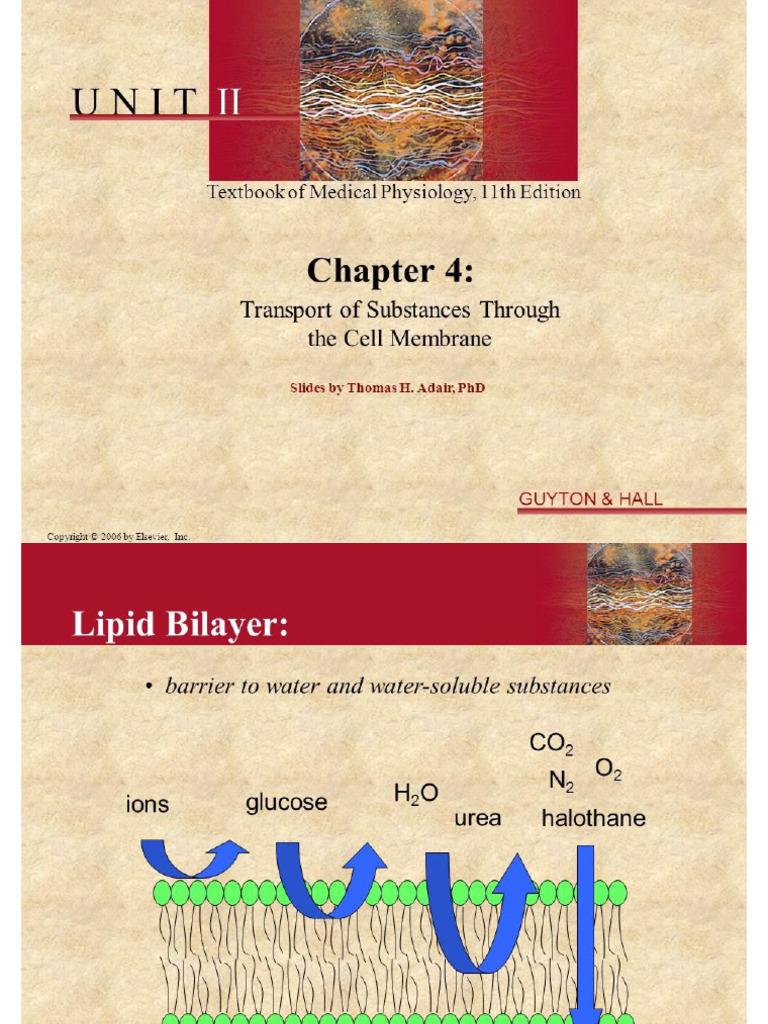 04.transport of Substance Through Cell Membrane | PDF