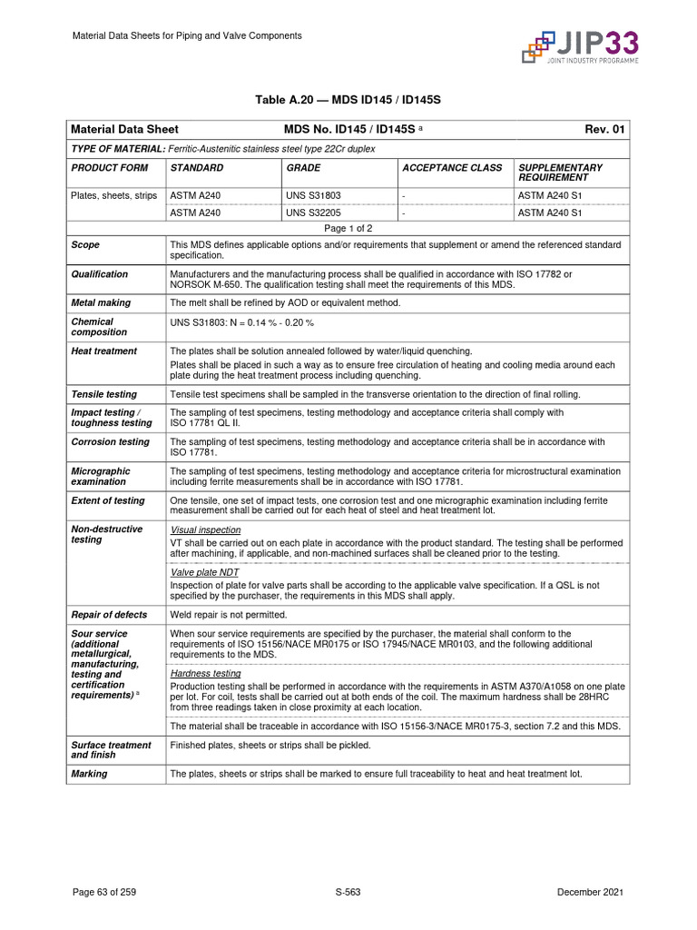 Iogp S-563 Mds Id145 | PDF | Heat Treating | Nondestructive Testing