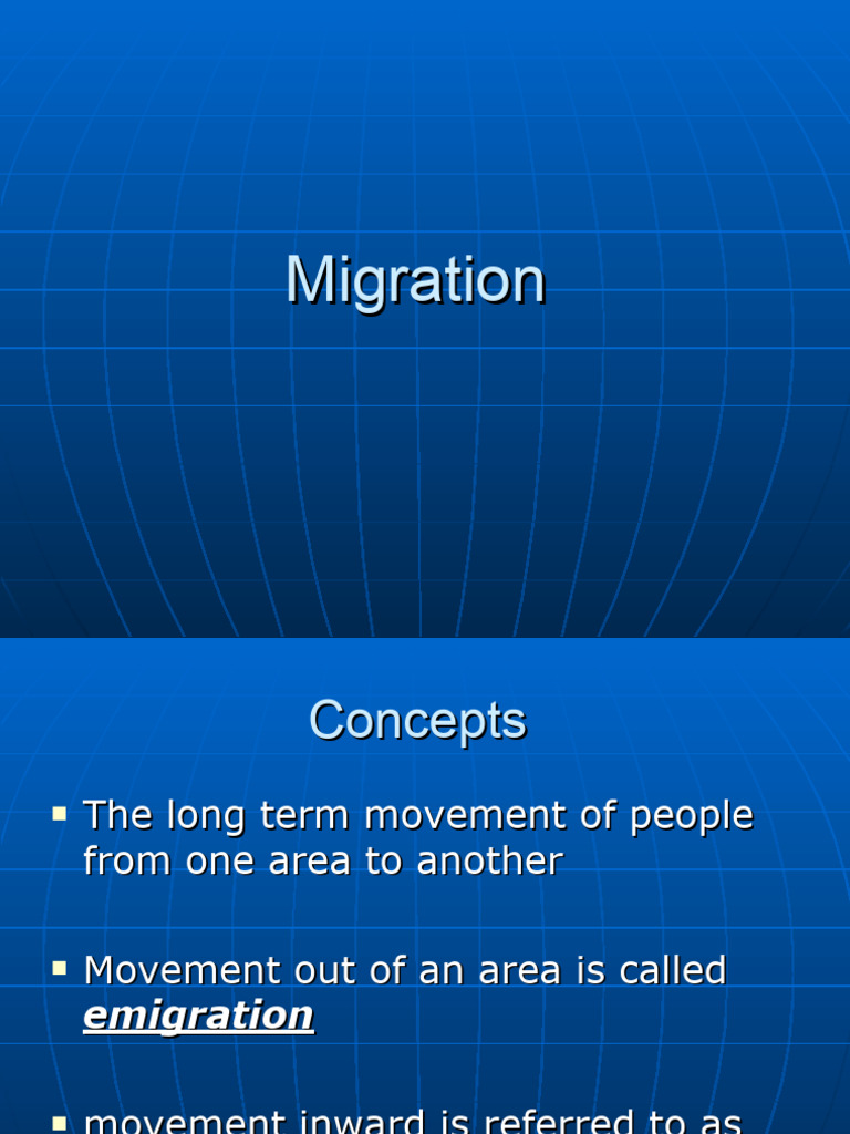 Migration | PDF | Human Migration | Immigration