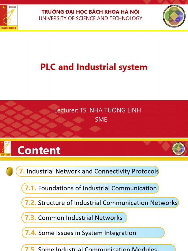 C6. Mạng công nghiệp và giao thức kết nối | PDF