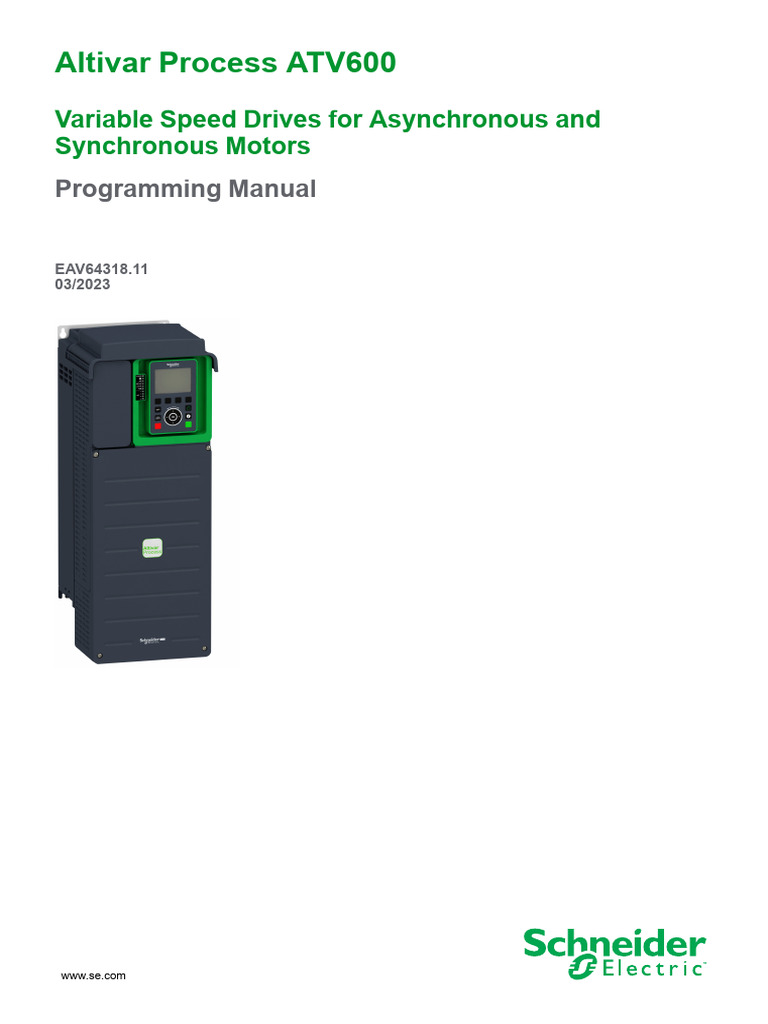 ATV600 Programming Manual en EAV64318 11 | PDF