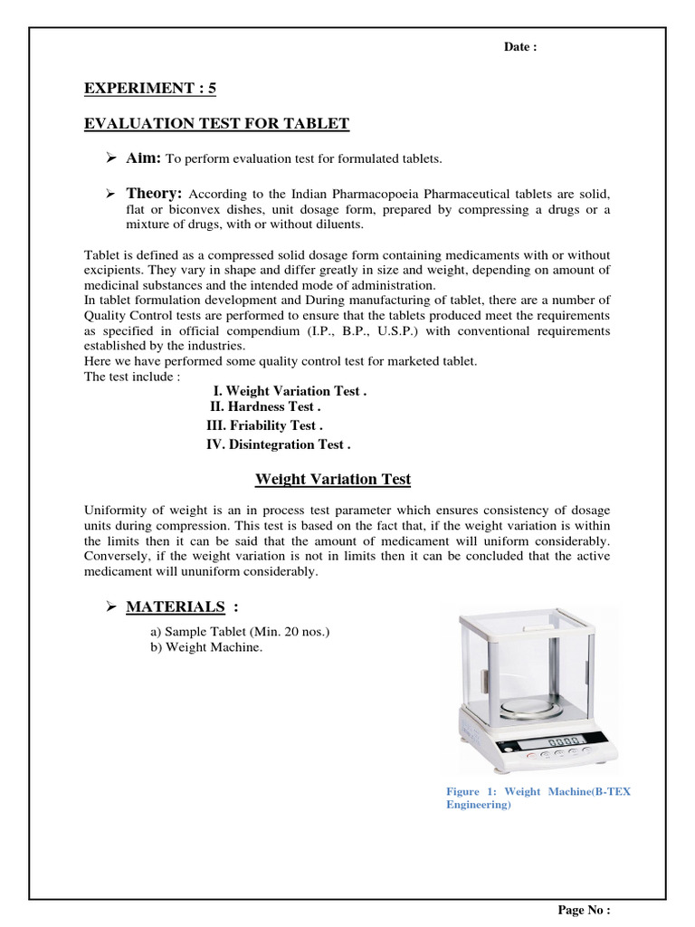 5 To 8 Final Practical | PDF | Tablet (Pharmacy) | Spectrophotometry