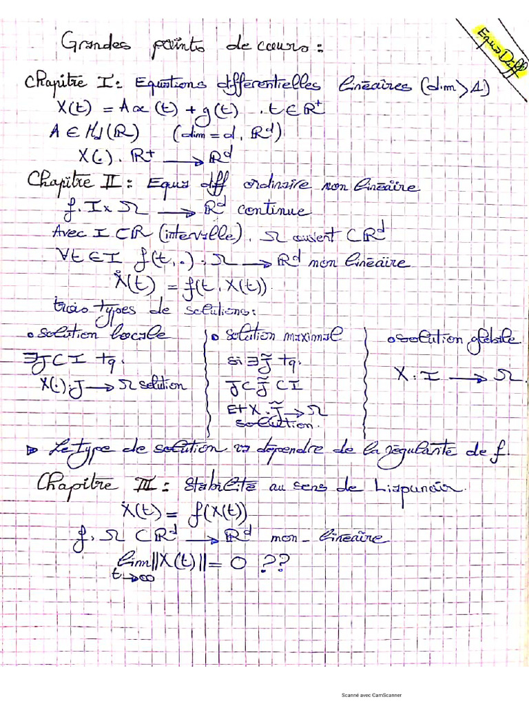 Equadiff Cours | PDF