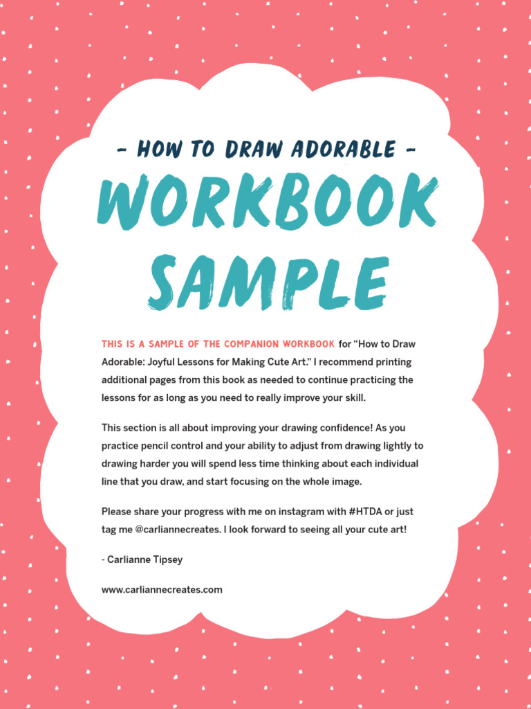 Adorable Workbook Sample | PDF