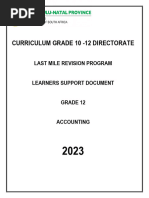 Grade 12 Accounting Learner Notes | PDF | Financial Statement | Cash ...