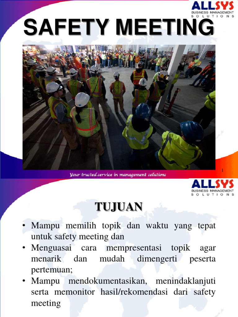 Panduan Efektif Safety Meeting K3 | PDF