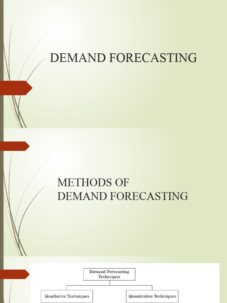 Demand Forecasting | PDF