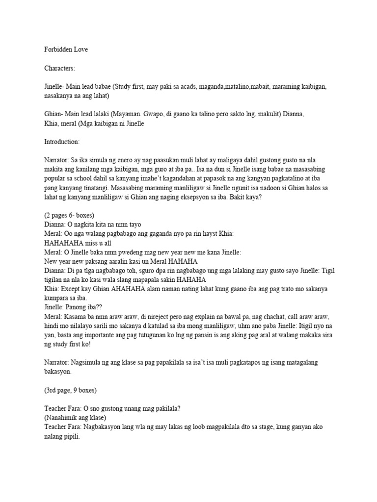 Forbidden Love | PDF