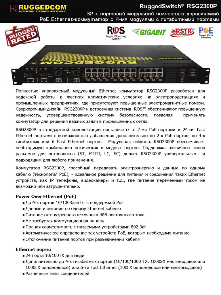 RSG2300P Spec Rus | PDF