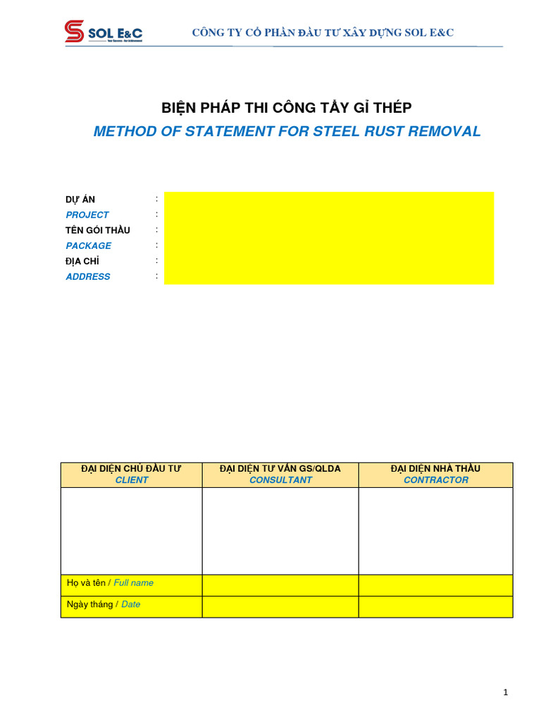 KTXD - BPTC Tay Gi Thep | PDF