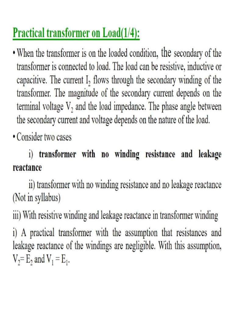 11.Unit-III Transformers Part-2 | PDF