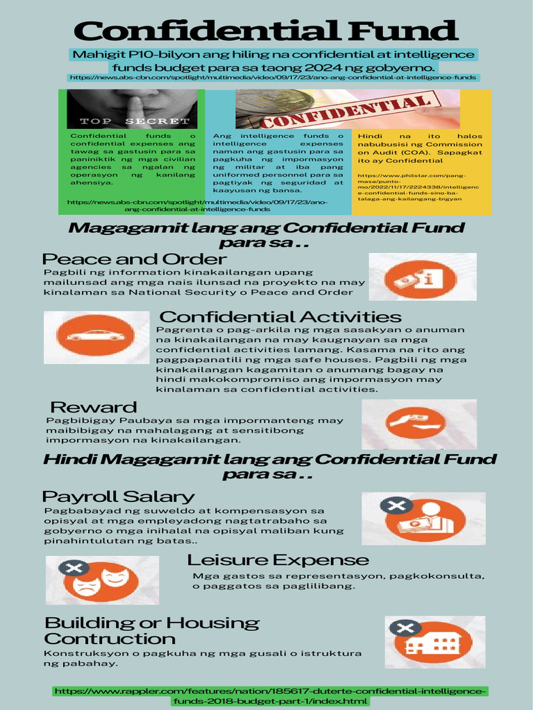 COnfidential Fund Infographics | PDF