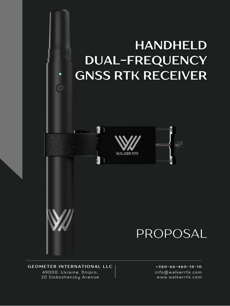 Walker RTK GNSS Receiver Overview | PDF | Surveying ...