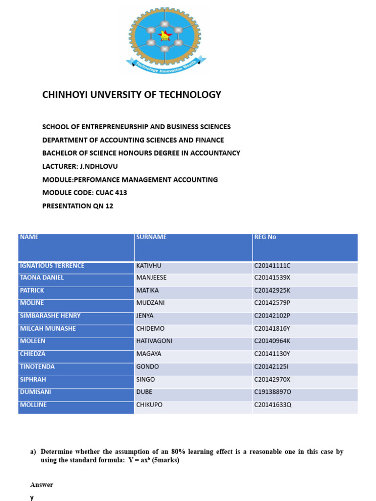 Final Presentation Questionn 12 | PDF | Cost | Marginal Cost