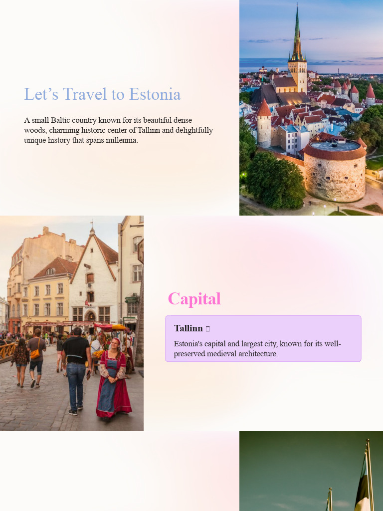 Lets Travel To Estonia | PDF | Estonia