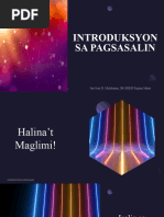 Mga PIling Teorya Sa Pagsasalin | PDF