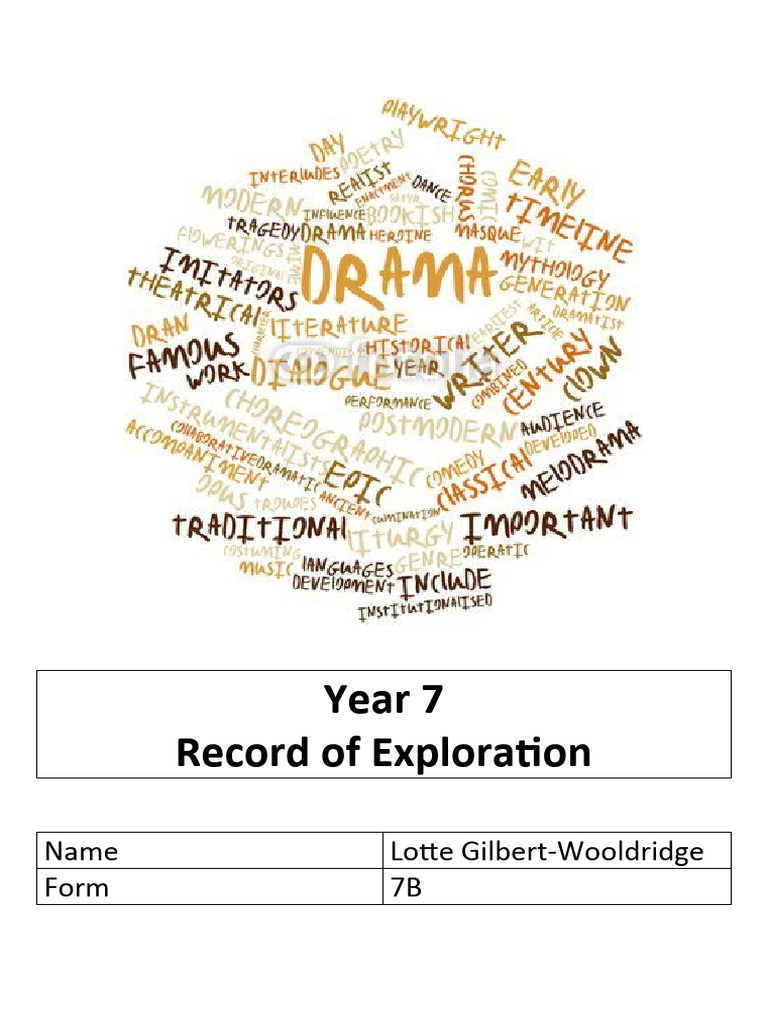 Year 7 Workbook Final Version 3 | PDF | Emotions | Creativity