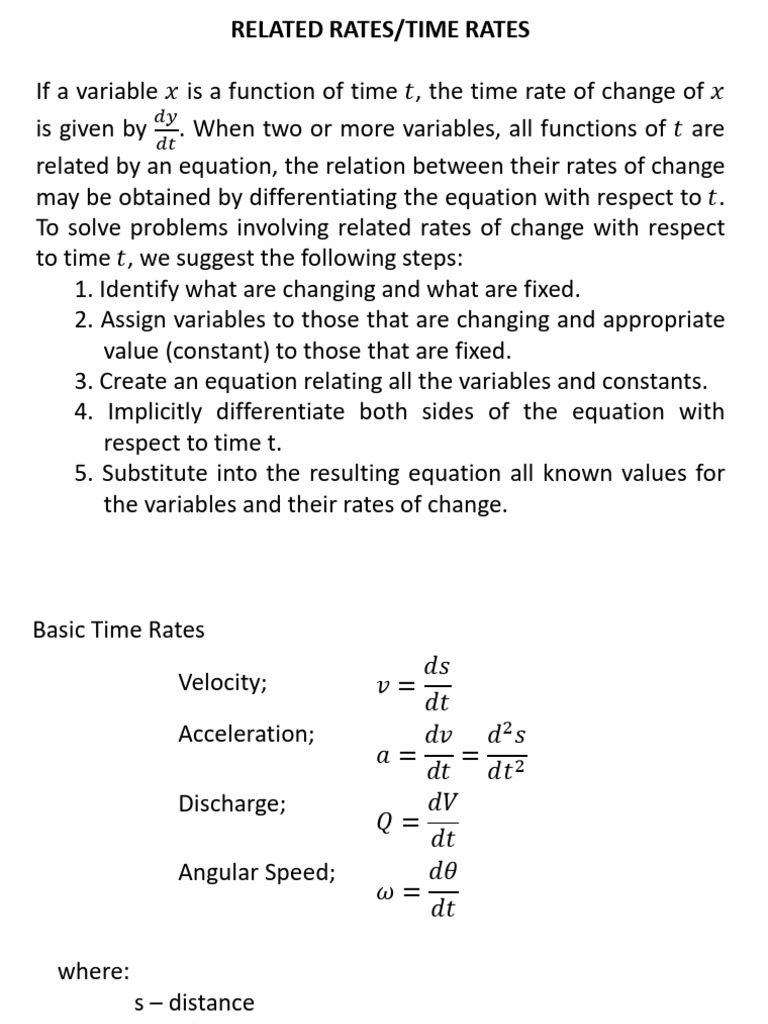 Time Rates | PDF