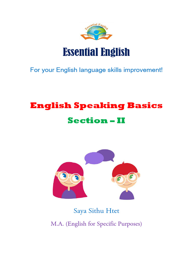 English Speaking Basics II | PDF