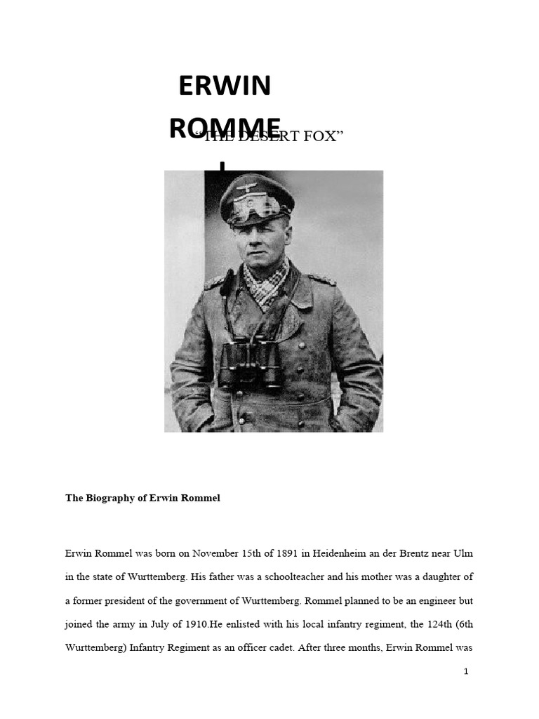 Erwin Rommel | Download Free PDF | Erwin Rommel | Battles And ...