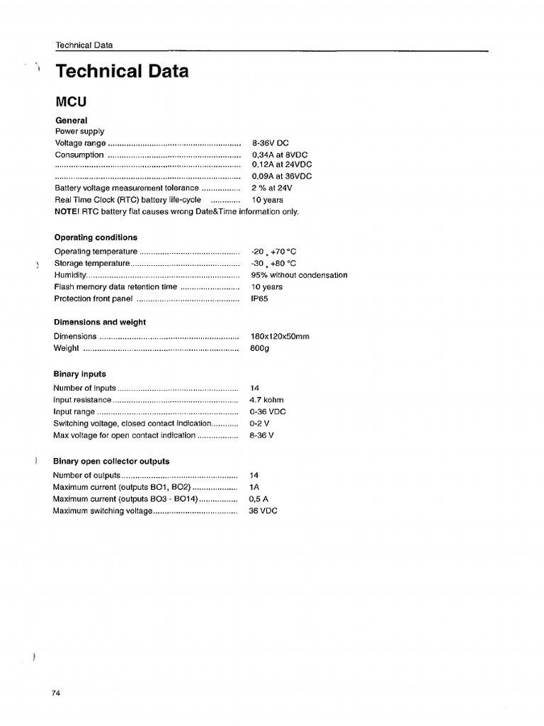 Technical Data 2 | PDF | Technology & Engineering