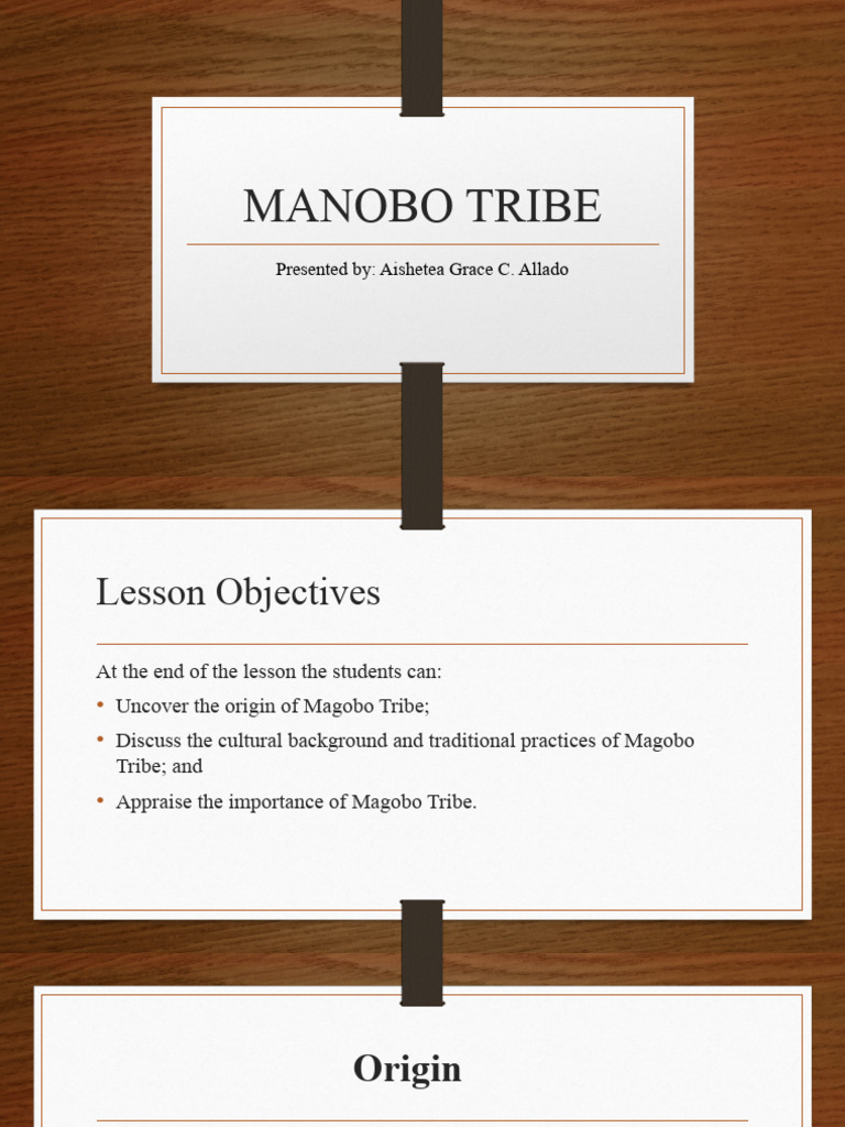 Manobo Tribe Allado | PDF | Southeast Asia | Ethnic Groups