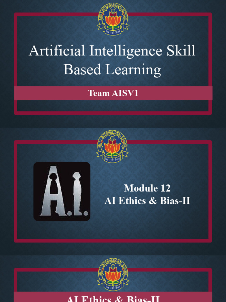 Artificial Intelligence Skill Based Learning: Team AISV1 | PDF | Artificial Intelligence ...