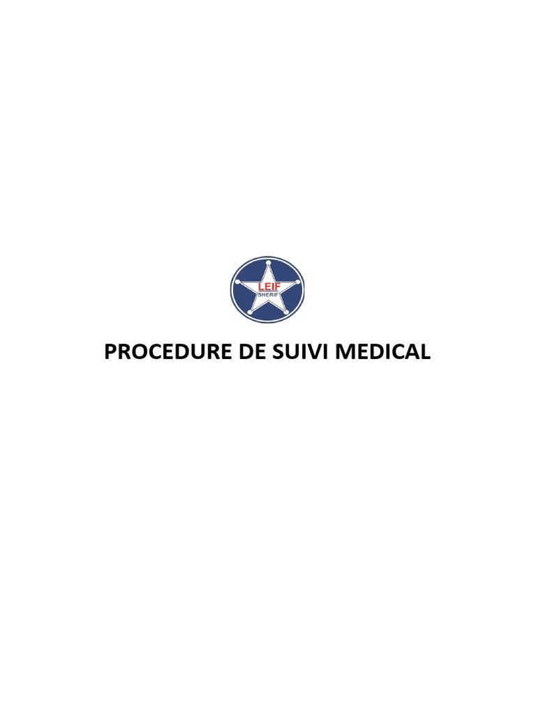 Procédure de Suivi Médical Employé | PDF | Gestion des ressources ...